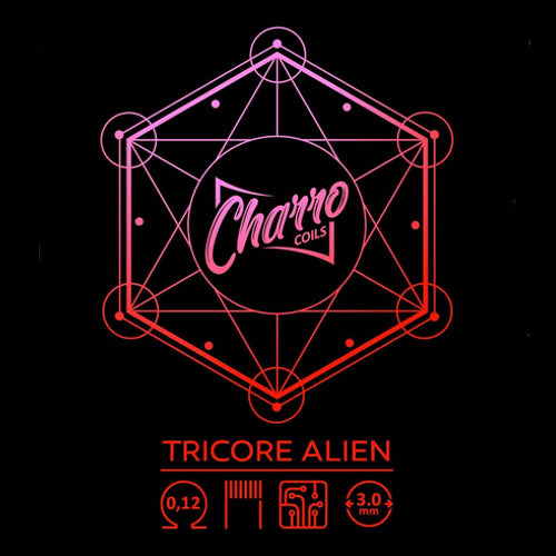 Resistencia Charro Coils Dual Tricore Alien (pack de 2uni)